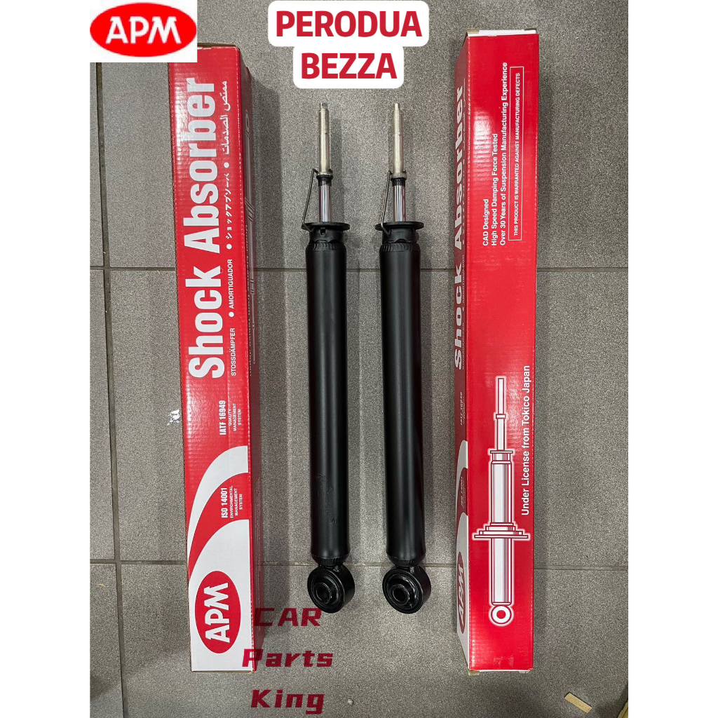 ( 100% ORIGINAL APM ) PERODUA BEZZA REAR SHOCK ABSORBER | Shopee Malaysia