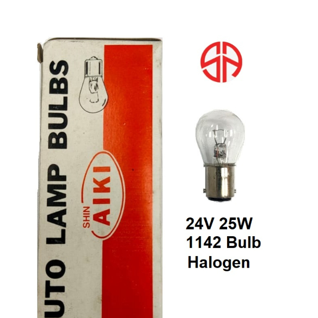 24V 25W Bulb 1142 Bulb Shin Aiki BA15d Stop Lights Tail Lamp Front Rear ...