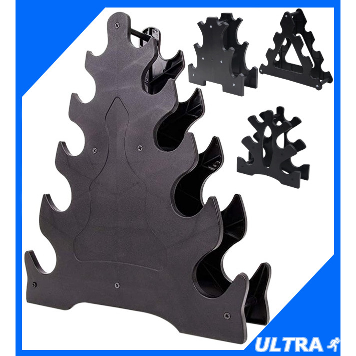 Dumbbell Storage Rack Holder Stand Organizer Shape Triangle Tree Tower ...