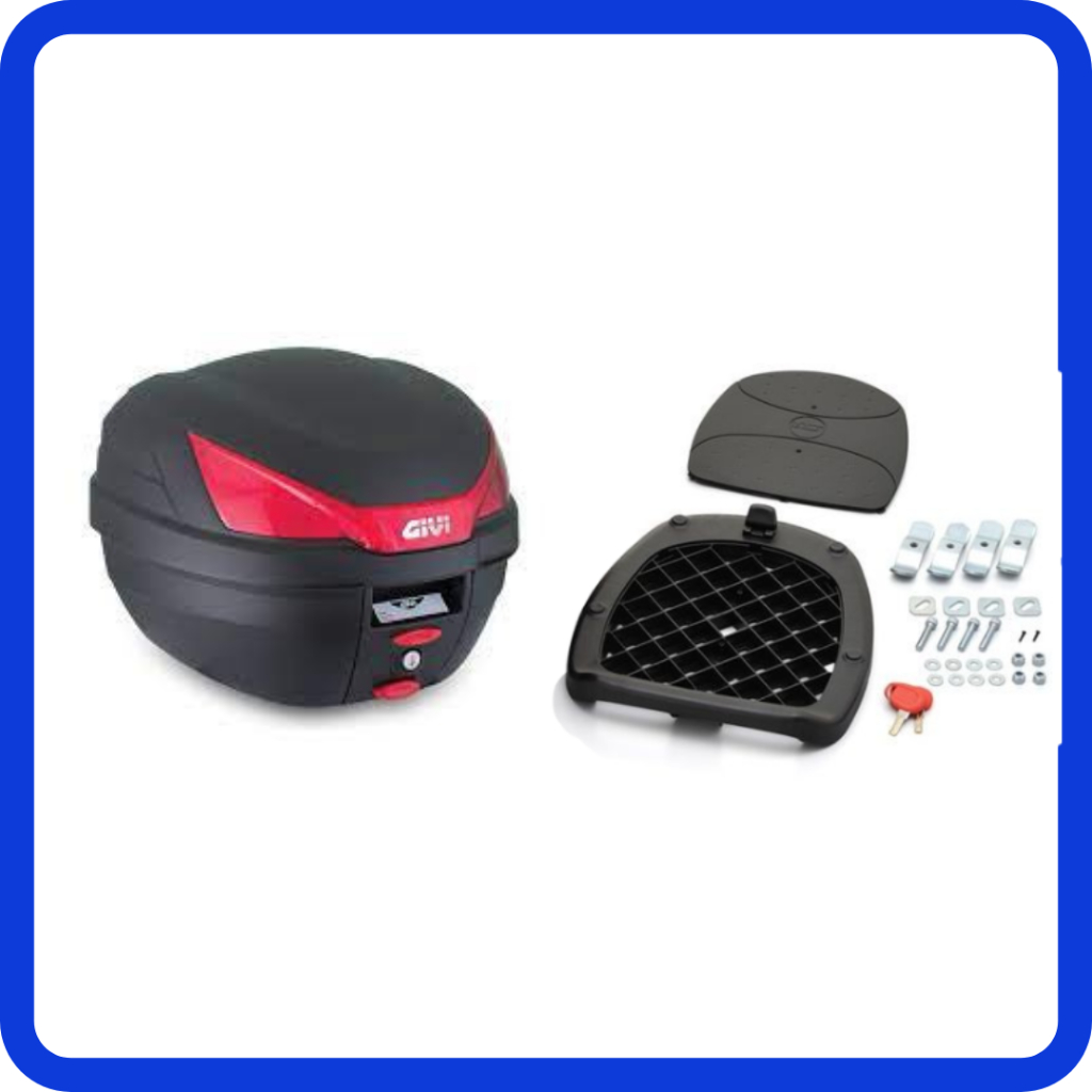ORIGINAL GIVI BOX B27N ACCESSORIES MONOLOCK TOP CASE ORI GIVI B27N 27 ...