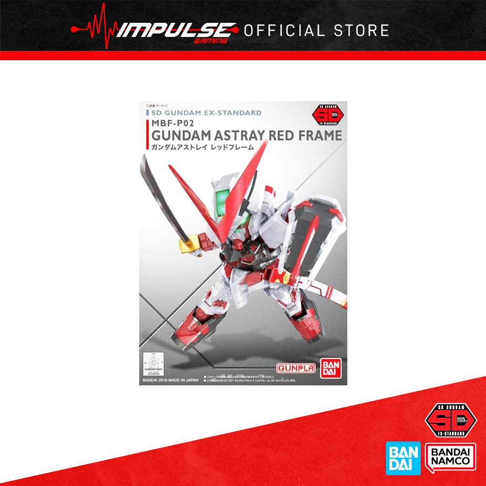 Bandai SD Gundam Ex-Standard 007 Gundam Astray Red Frame (5065621 ...