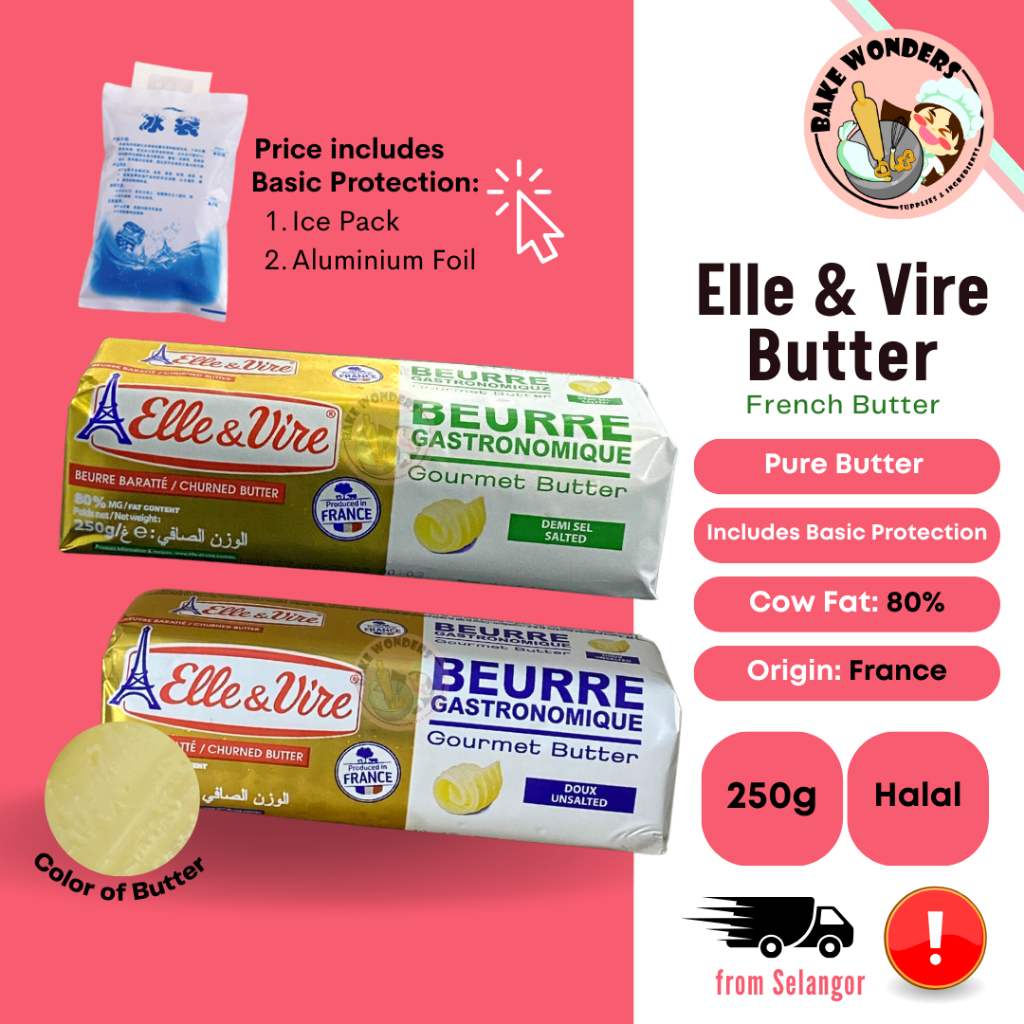 [ Chill ] (PROMO) Elle & Vire Butter French Butter Elle & Vire Salted ...