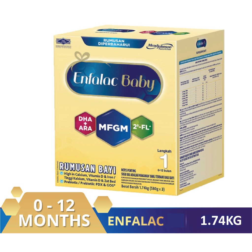 Enfalac Baby Step 1 - (1.74kg) / (1.16kg) | Shopee Malaysia