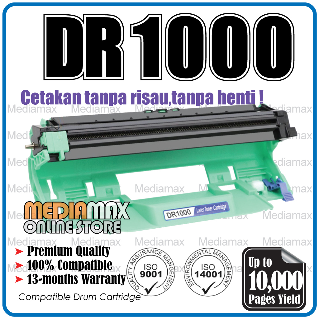 DR1000 DR-1000 DR 1000 Compatible to Brother HL 1110 DCP 1510 MFC 1810 ...