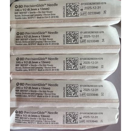 BD precisionglide needle 30g x 1/2 人胎素针 | Shopee Malaysia