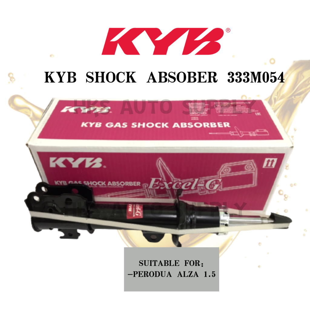 (100% ORIGINAL) PERODUA ALZA 2009-2021 FRONT DEPAN KYB KAYABA ABSORBER GAS RH LH 333M054 LF ...