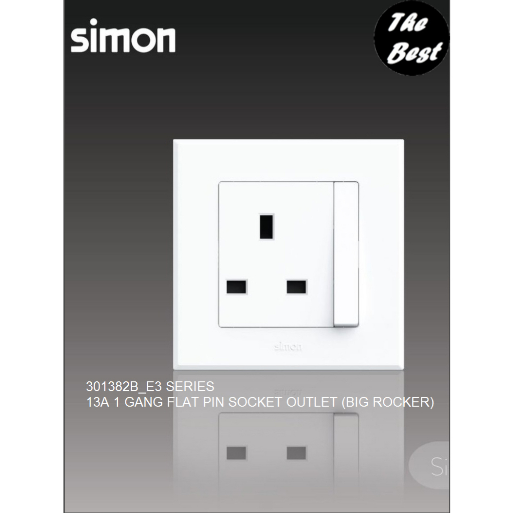 Simon E3 Switch & Socket Outlet E3 Simon (SIRIM APPROVED) | Shopee Malaysia