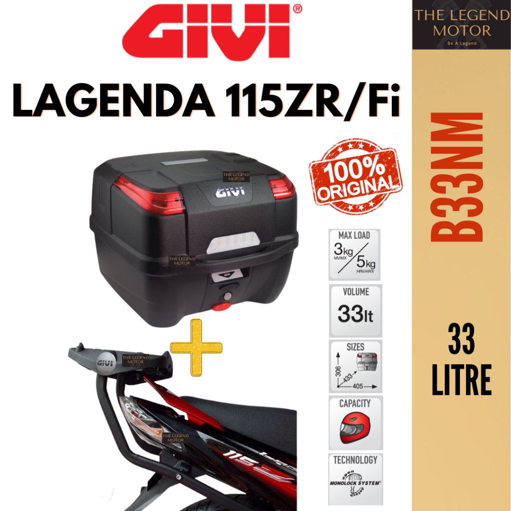 LAGENDA115 ZR Fi SRL115 SRL115Fi LAGENDA 115 GIVI HRV HEAVY DUTY ...