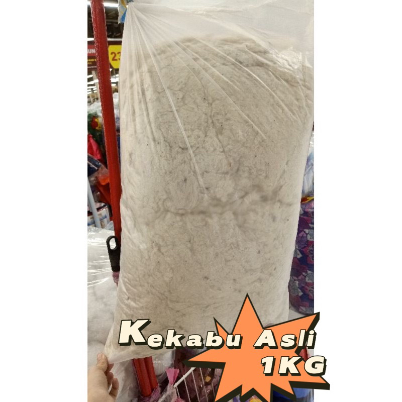Kekabu Asli 1Kg , Kapas putih , original pure cotton | Shopee Malaysia