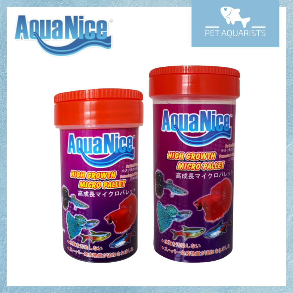 Aquanice High Growth Micro Pallet Fish Food Makanan Ikan Betta Guppy ...