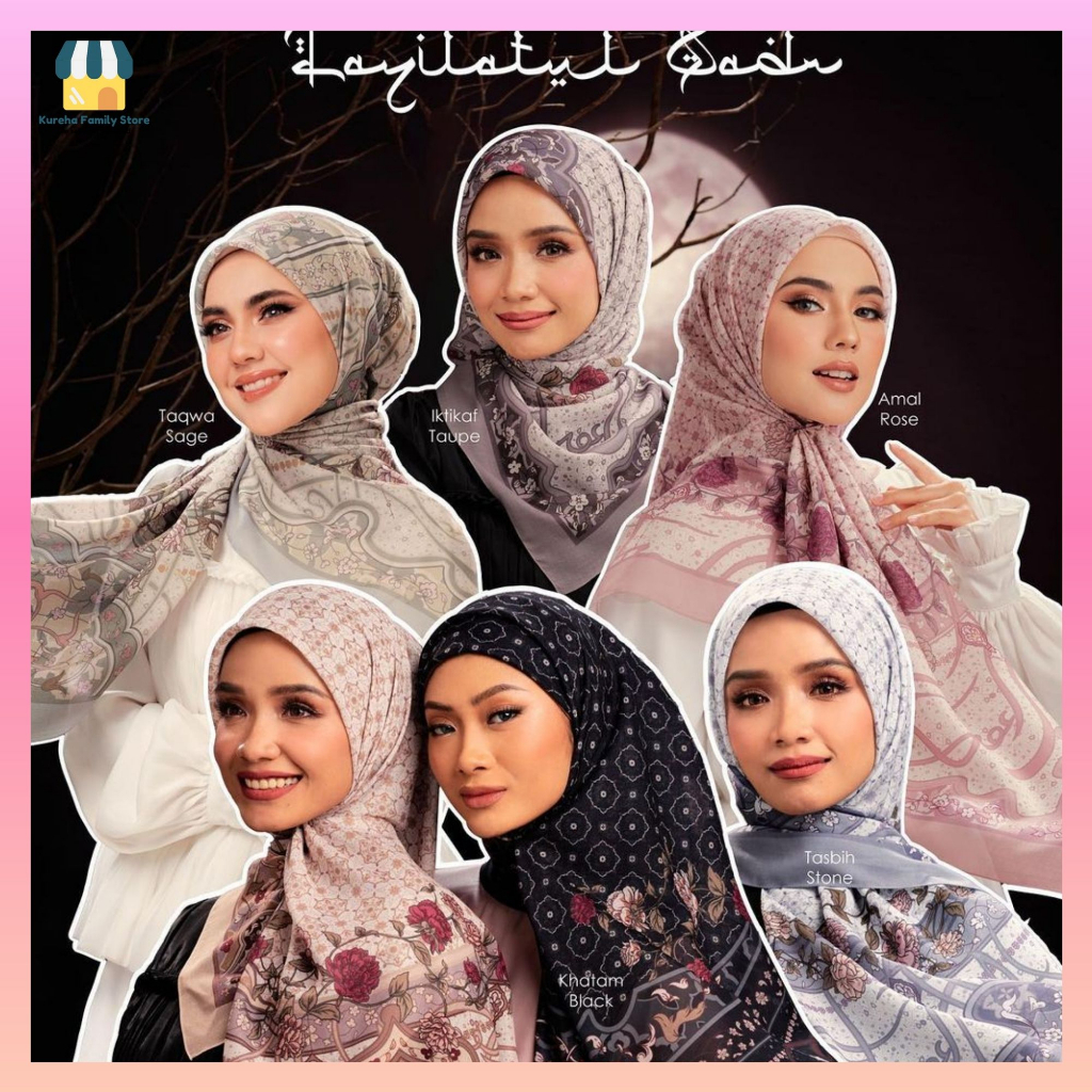 TUDUNGRUFFLE : Laylatul Qadr Tudung Raya Cotton Silk Floral Printed ...
