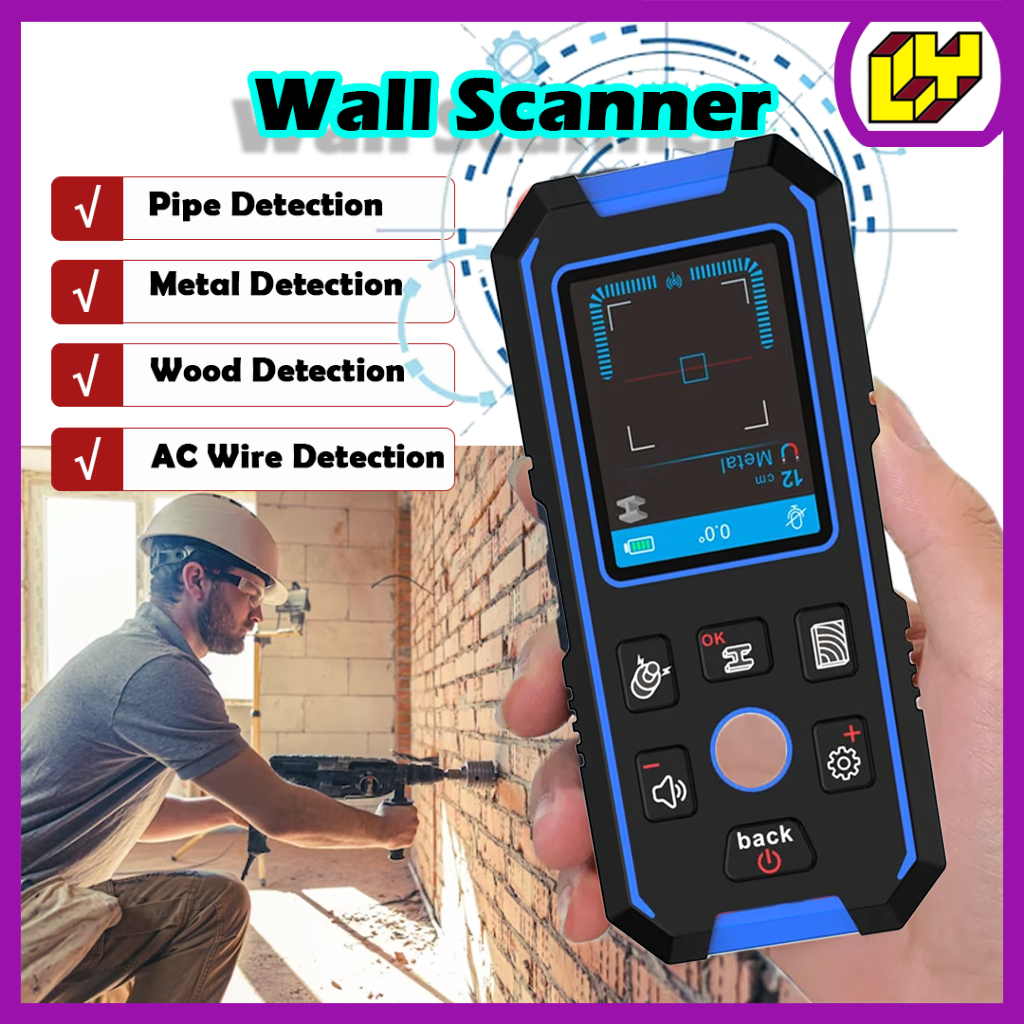 NOYAFA 3 in 1 Stud Finder Wall Scanner Stud Detector Digital Wall ...