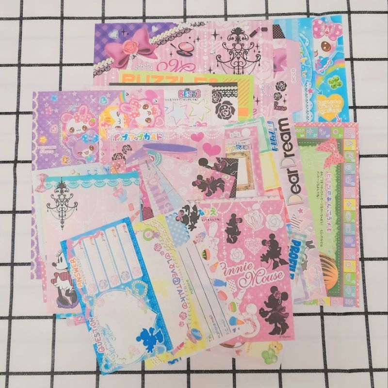 [updated] Kawaii Japanese style Disney anime decoration paper , notepad ...