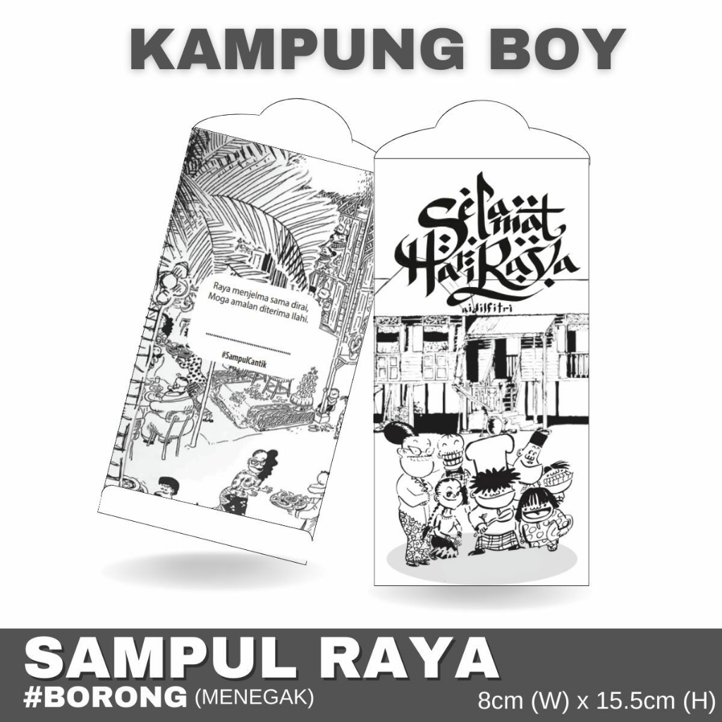 MENAAMI Sampul Raya 2024 | Sampul Cantik | Cartoon Character | Sampul ...