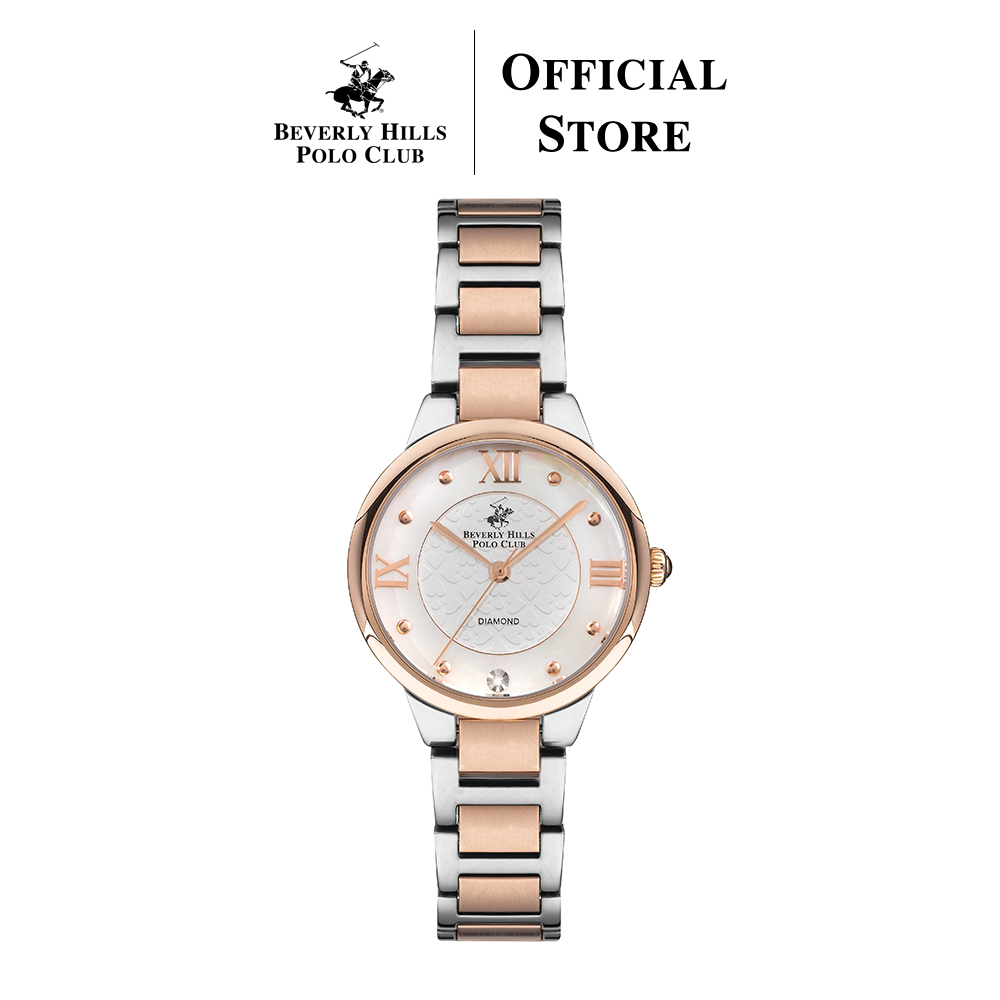 Beverly Hills Polo Club BHPC Ladies' Stainless Steel Quartz Watch ...