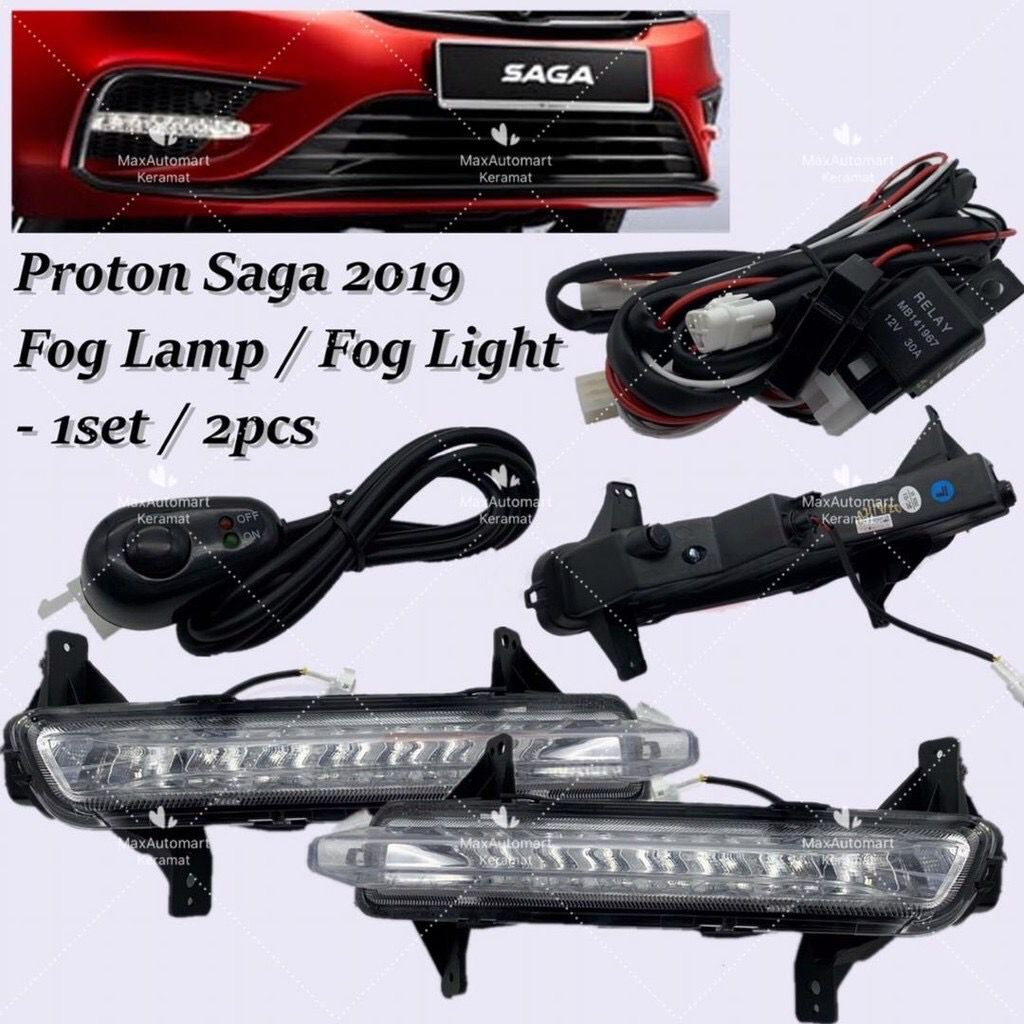 Proton Saga VVT 2019 - 2020 Sport Light DRL Daylight | Shopee Malaysia