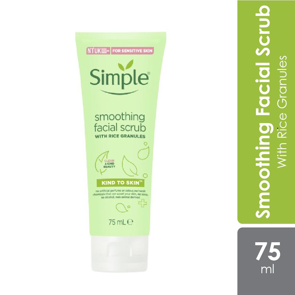 SIMPLE Smoothing Facial Scrub 75mL | Shopee Malaysia