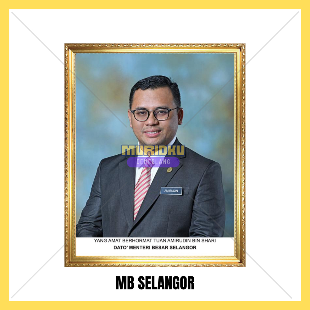 [READY STOCK] Bingkai Potret ,Poster / Gambar Percuma AGONG /PERMAISURI ...