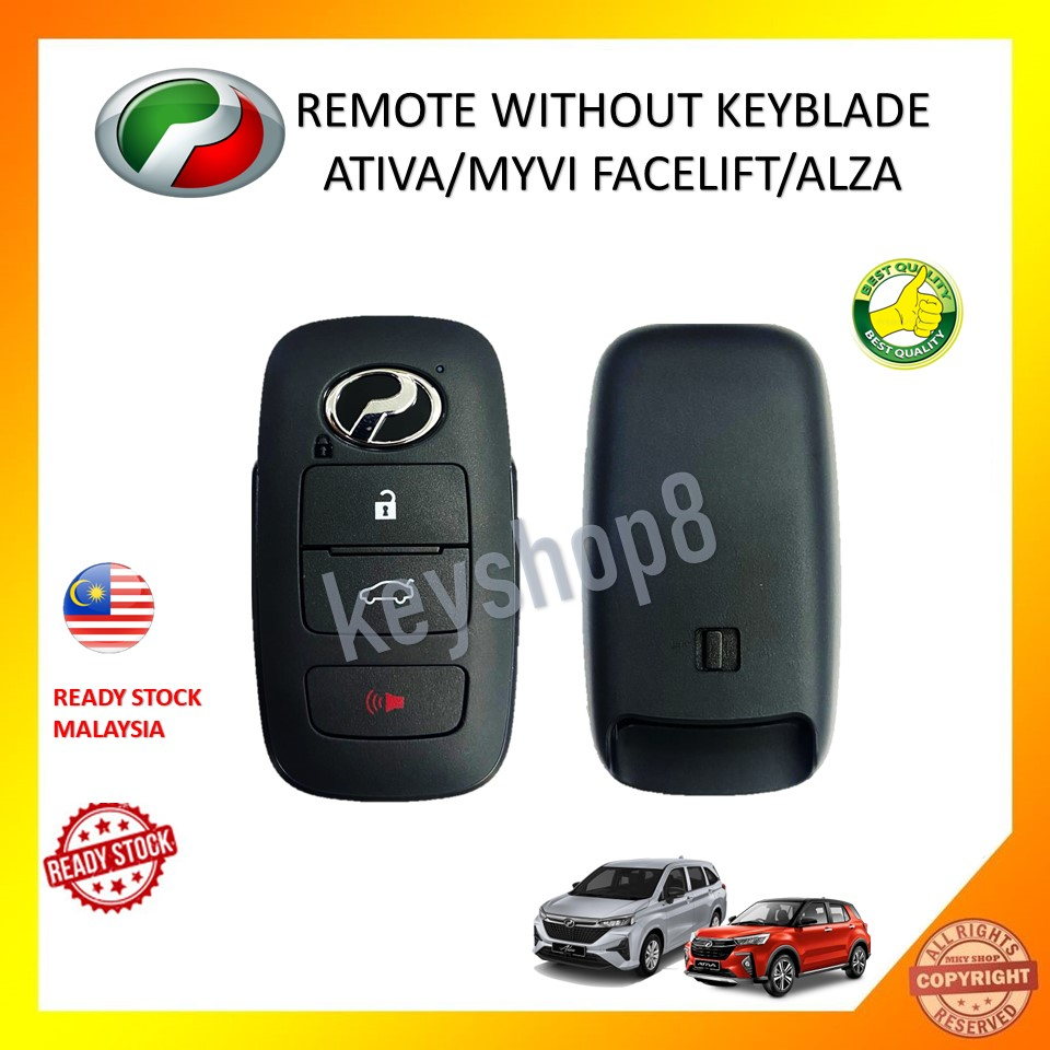 ORIGINAL (PERODUA ATIVA/ALZA/MYVI) REMOTE SMART KEY 100% ORIGINAL ...