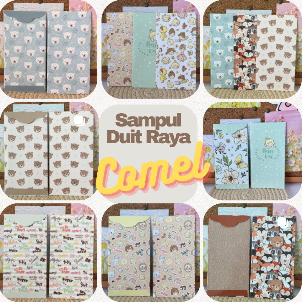 KawaiiGift 5pcs Cute Sampul Duit Raya 2025 Comel Money Packet Small ...