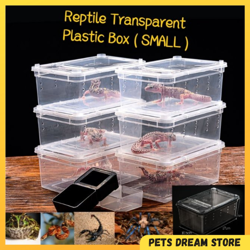 Reptile breeding box SMALL transparent shelter box tarantula box ...