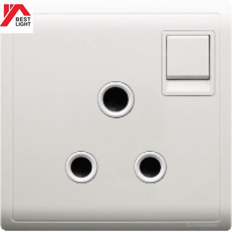 SCHNEIDER PIENO 15A 1G SWITCH SOCKET (WHITE) | Shopee Malaysia