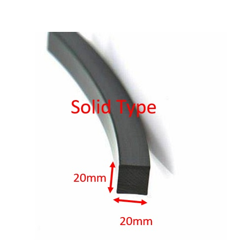 EPDM Watertight/Airtight Rectangular Rubber Solid Seals, High Hardness ...