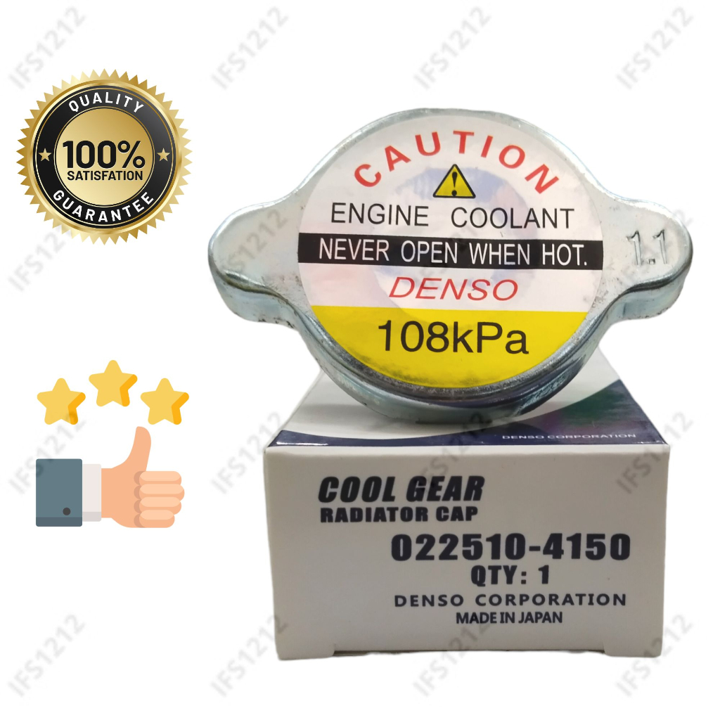 🇲🇾READY STOCK🔥 R148 DENSO COOL GEAR RADIATOR CAP (1.1) 022510-4150 ...