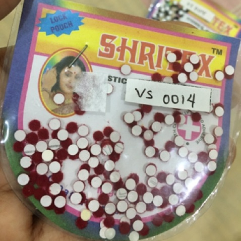 Sticker Bindi Pottu ( Red ) READYSTOCK | Shopee Malaysia