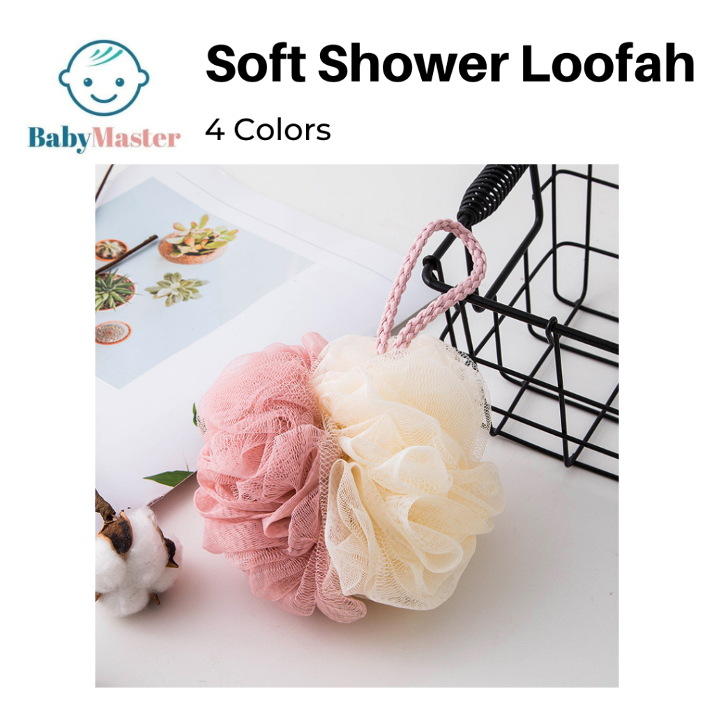 Soft Shower Mesh Nordic Loofahs Foaming Sponge Body Scrub Exfoliating