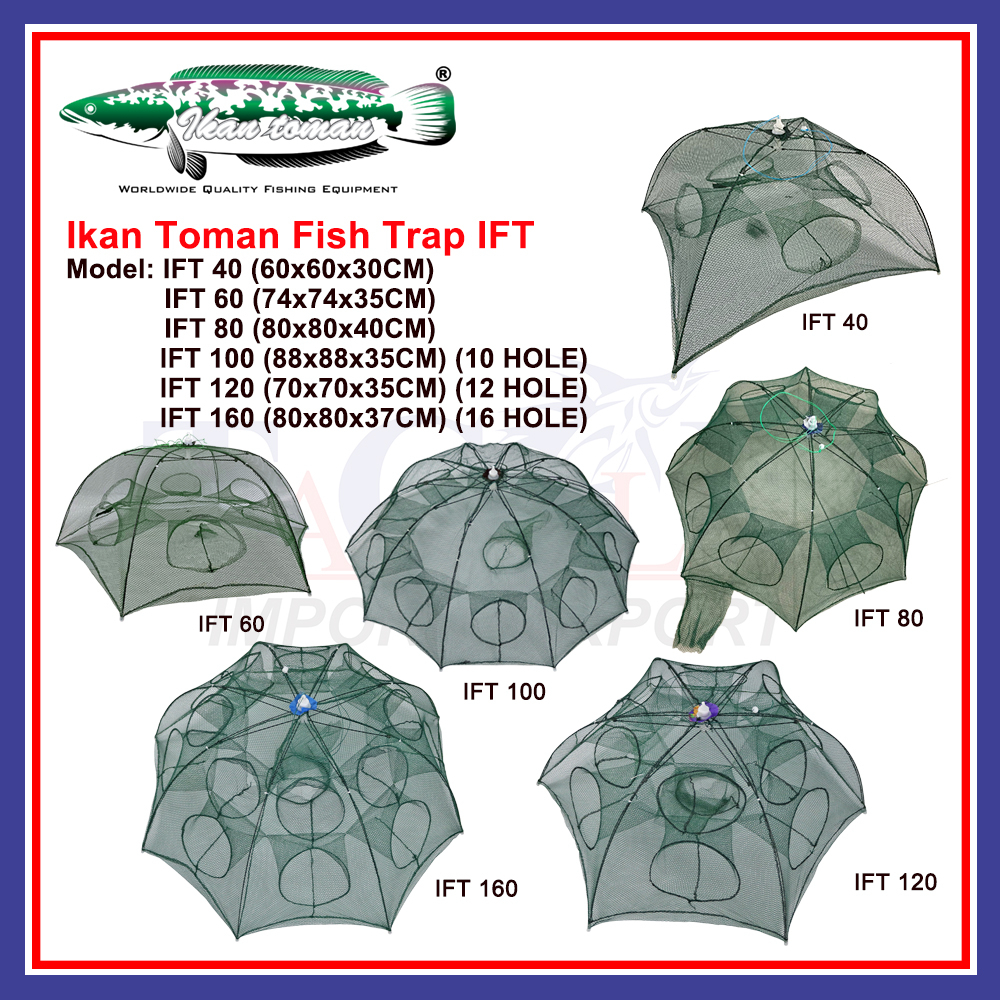 Ikan Toman Fish Trap IFT Perangkap Ikan Udang Ketam Fishing Prawn Crab ...