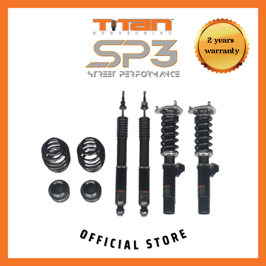 TITAN SP-3 Adjustable Coilover Suspension Volkswagen Passat B7/B8 ...