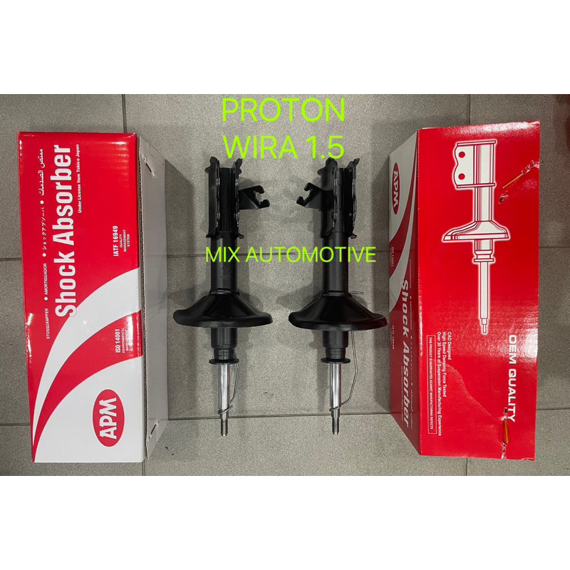 100% ORIGINAL PROTON WIRA 1.5 C97 1997 APM FRONT GAS SHOCK ABSORBER B2880 B2881 LEFT RIGHT DEPAN ...
