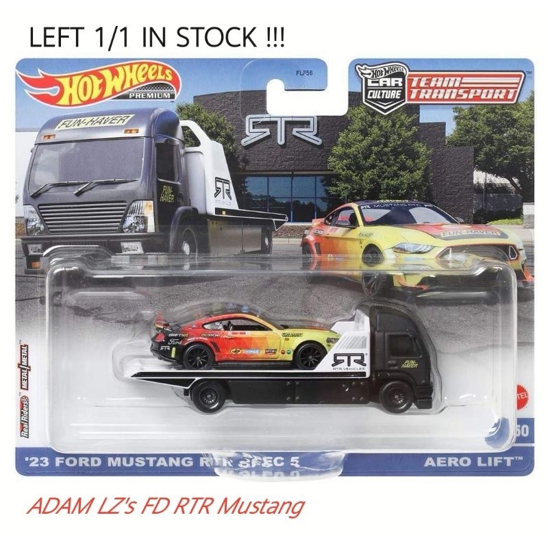 ADAM LZ's '23 Ford Mustang RTR Spec 5 and Aero Lift Hot Wheels Team ...