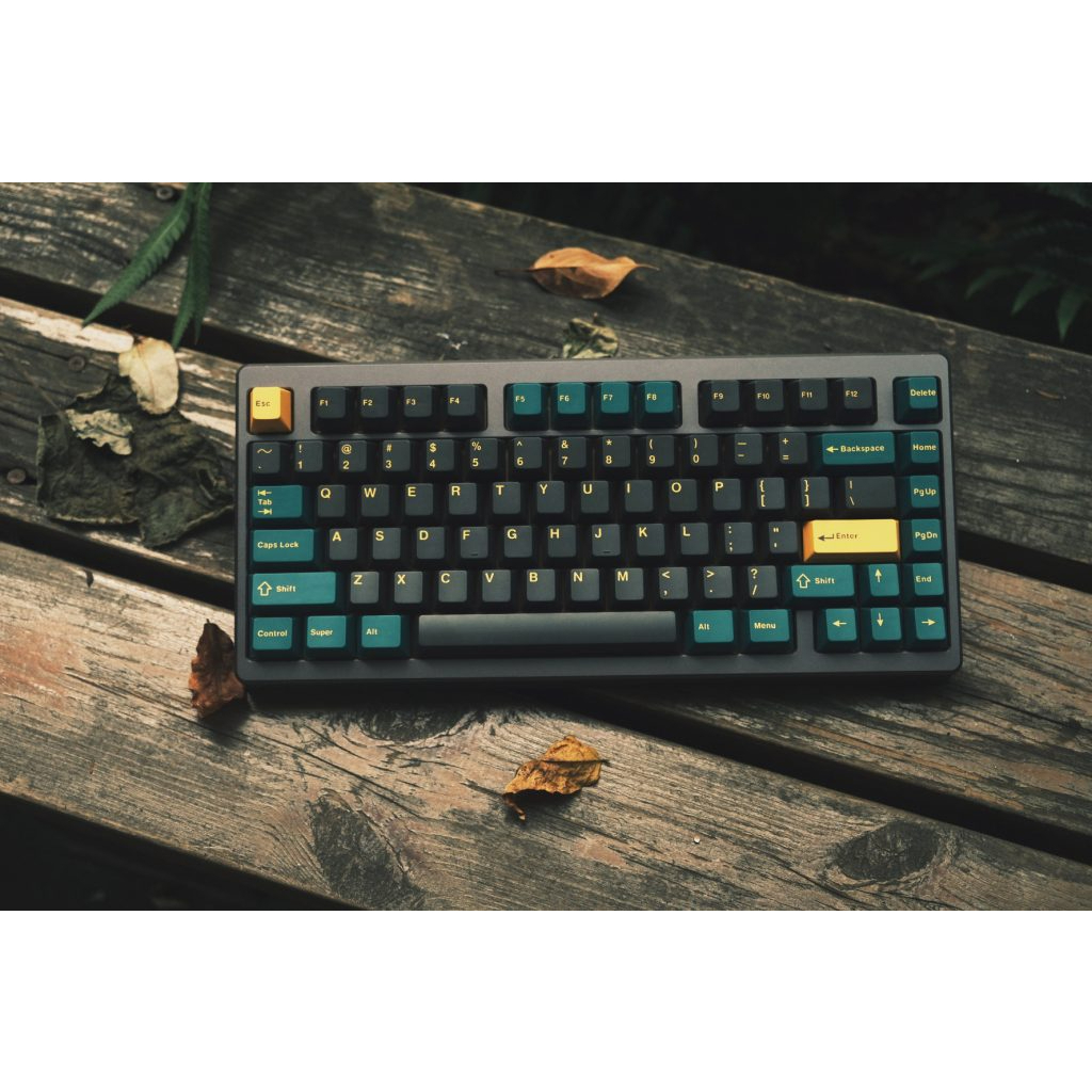Akko Cherry Marrs Green ABS Double Shot Keycap Set for Mechanical ...