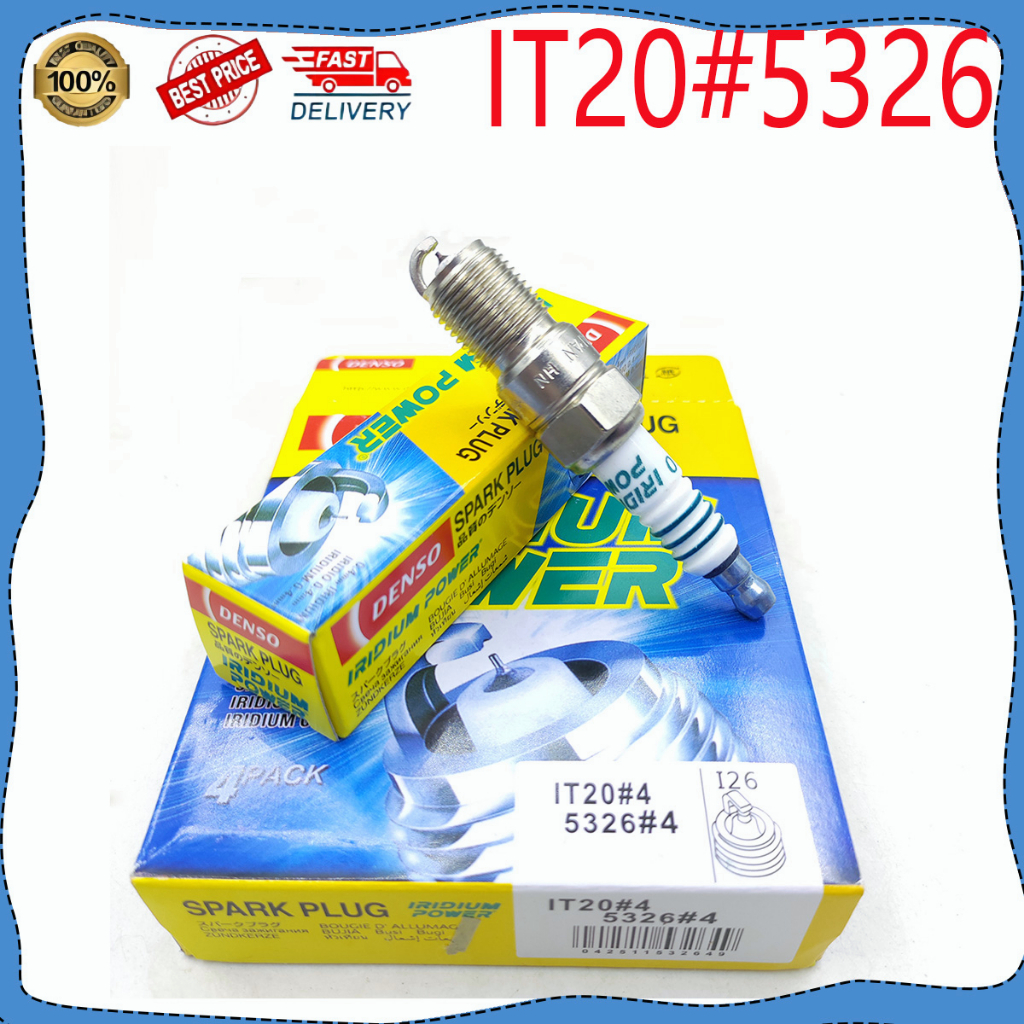 Denso Spark Plug IT20 PROTON Exora Gen2 Persona SAGA BLM FL FLX Waja ...