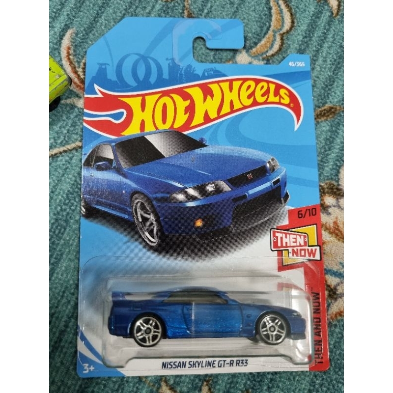 Hot Wheels Nissan Skyline R33; 2018 Then and Now 'blue' NEW MODELS | Shopee Malaysia