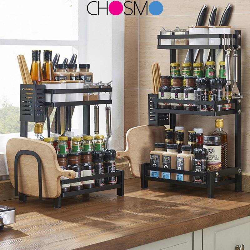 Rak Rempah Dapur Spice Rack Condiment Rack Seasoner Rack Seasoning ...