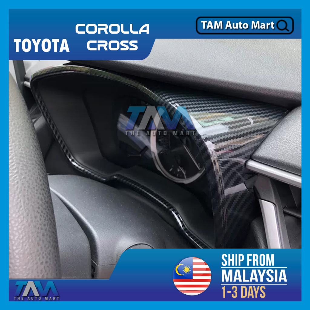 Toyota Corolla Cross (2020-2025) Meter Lining Carbon Fiber Design Trim ...