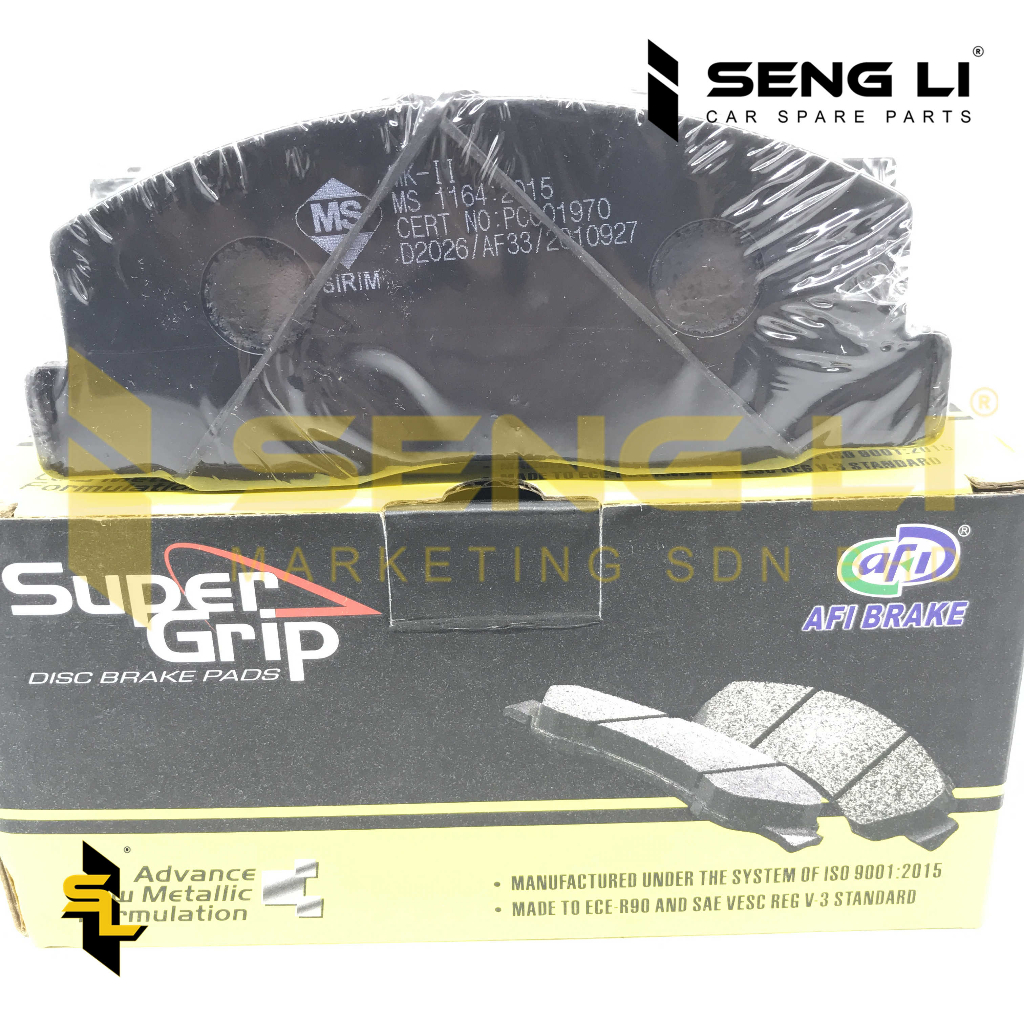 TOYOTA LITEACE KM36 FRONT DISC PAD (AFI) SUPER GRIP | Shopee Malaysia