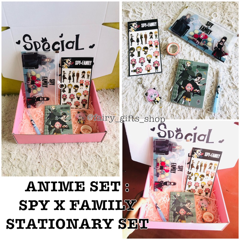 [OFFER] Set anime Spy x family Anya stationary set | Shopee Malaysia
