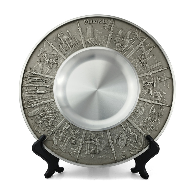 Malaysia Collection Pewter Plate (L) | Shopee Malaysia