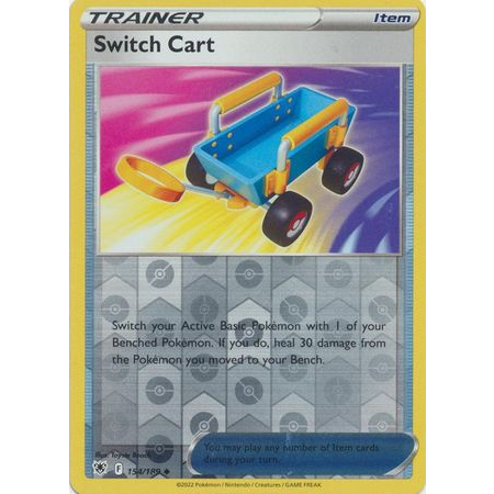 Pokemon TCG - Switch Cart - 154/189 - Uncommon Reverse Holo (SS10 ...