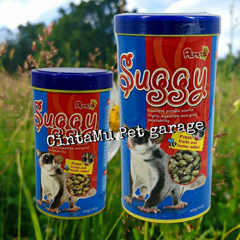 Suggy/makanan sugar glider 400g/122g food | Shopee Malaysia