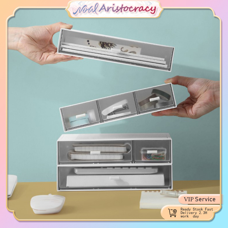 Desktop Storage Drawer Student Stationery Drawer Mini Container Desk ...