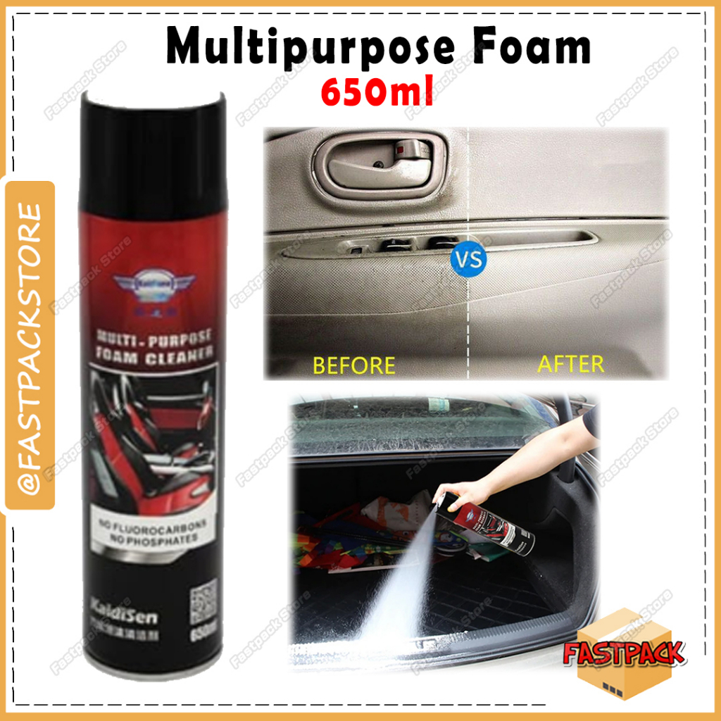 KAIDISEN Multipurpose Foam Cleaner Spray Wide Spread NO Water Car Wash ...