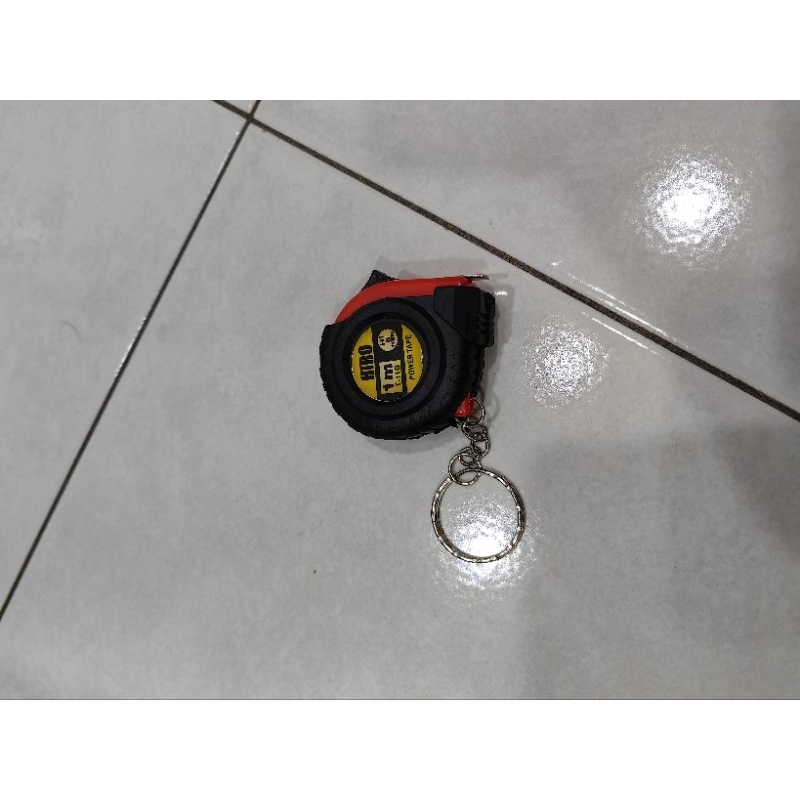 key chain pembalis tarik 1 meter ruler gantung kunci (BOX1) | Shopee ...
