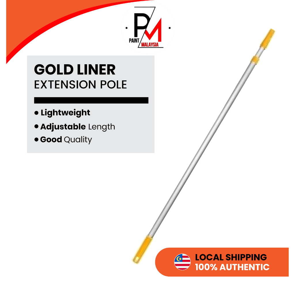GOLDLINER Adjustable Paint Rod Extension Pole GL-2020 Batang Cat 2 ...
