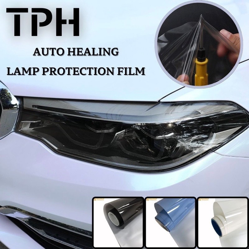 ( 1 Meter ) TPH Lamp Tint Vinyl For 12'' Headlights Spotlights Tint ...