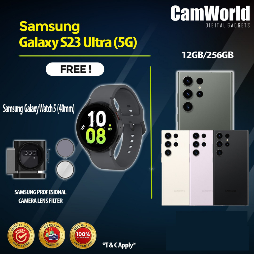 Samsung Galaxy S23 Ultra 5G ( SM-S918 ) ( 12GB + 256GB ) With screen ...